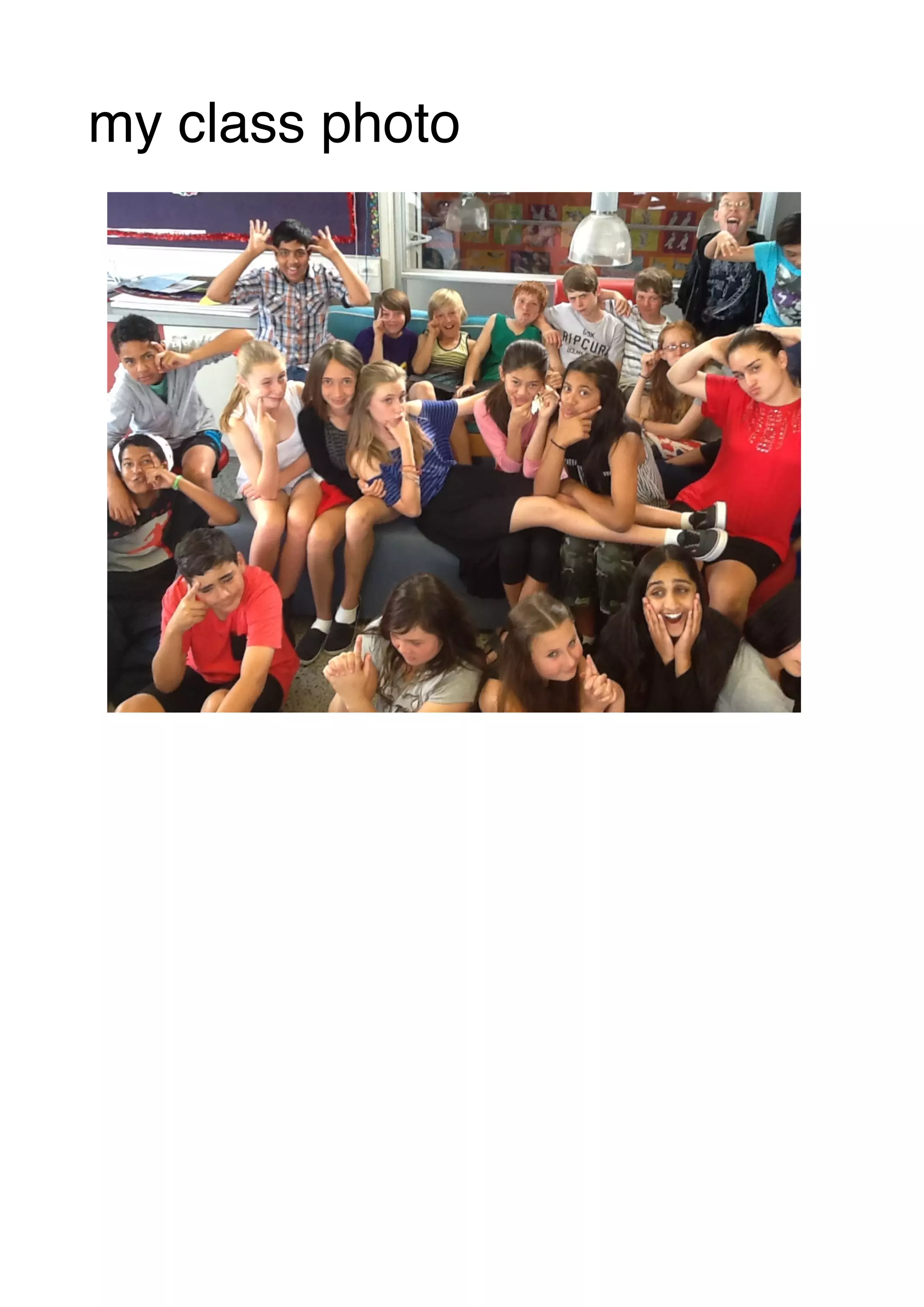 My class photo | PDF