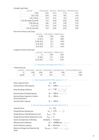 AS4100 Steel Design Webinar Worked Examples | PDF