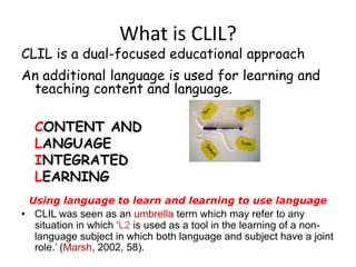 Short CLIL presentation-Cindy DePoy | PPT