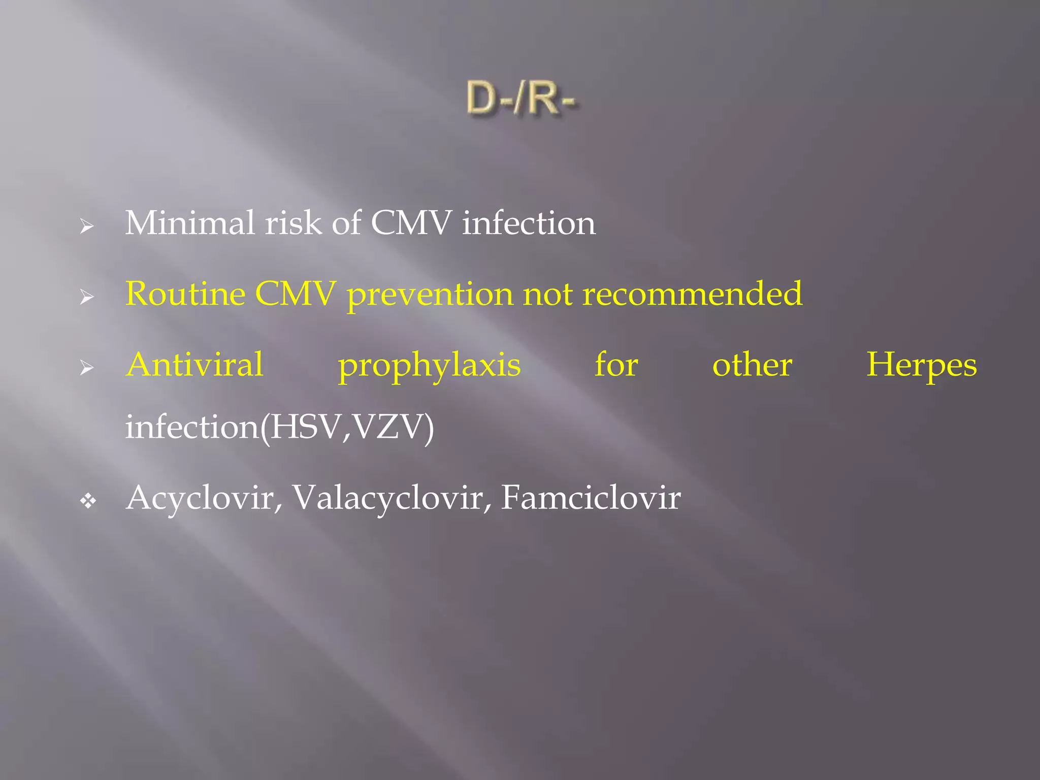 CMV in Renal Transplant | PPTX