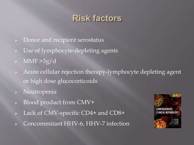 CMV in Renal Transplant | PPTX | Infectious Diseases | Diseases and ...