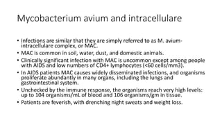 Mycobacterial diseases | PPTX