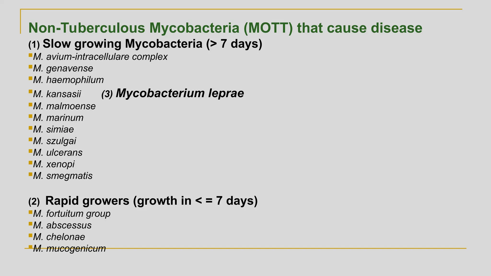Mycobacteriology update 2025 - Margie Morgan, PhD | PPT