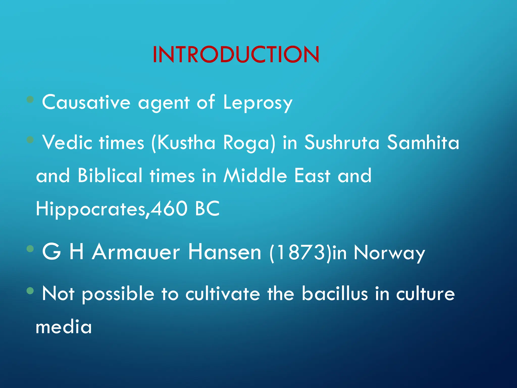 Mycobacterium leprae.ppt for Medical students | PPT