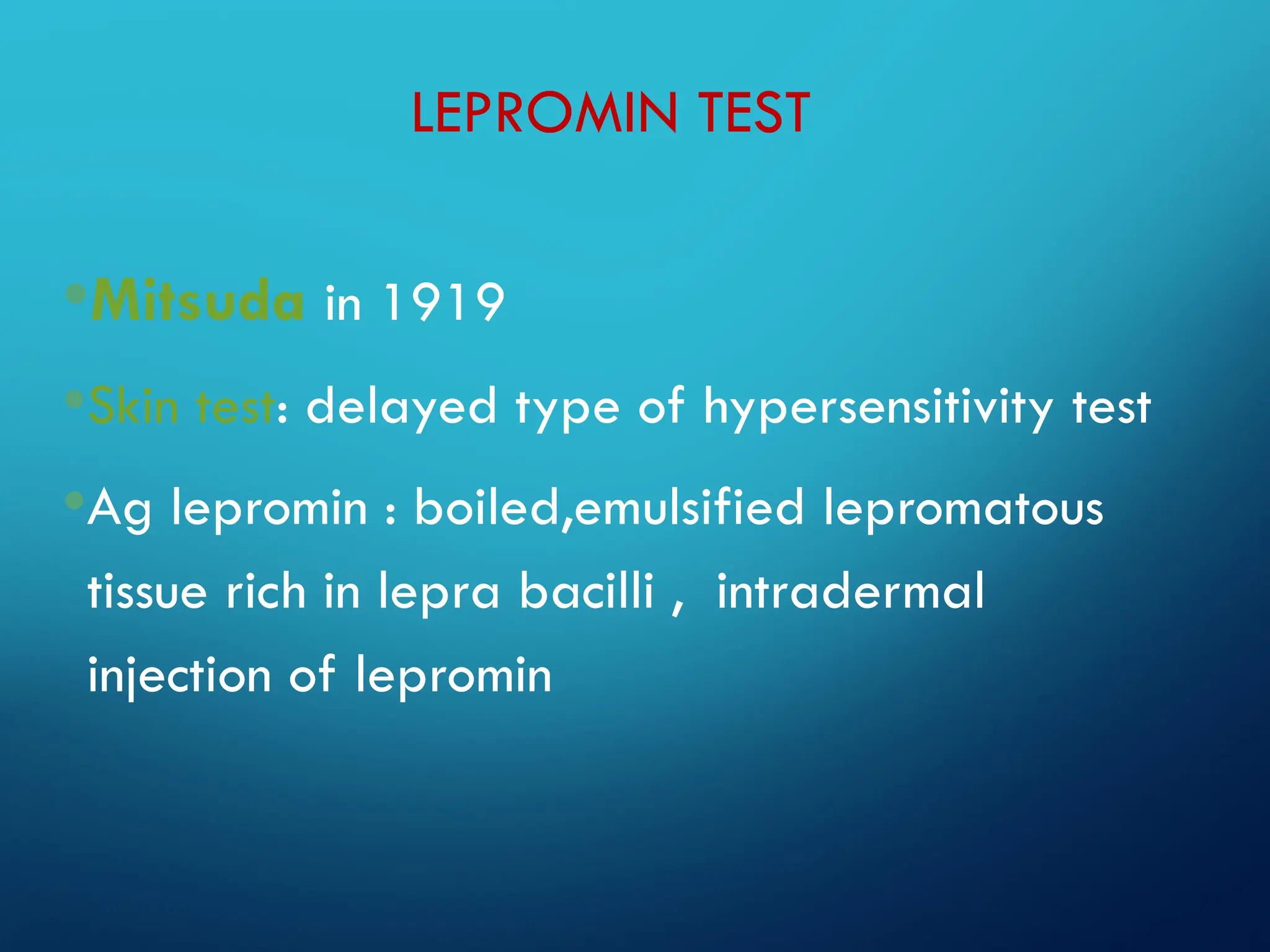 Mycobacterium leprae.ppt for Medical students | PPT
