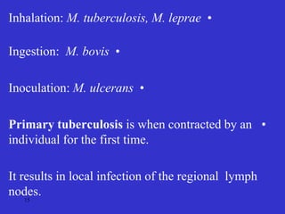 Mycobacterium spp.ppt