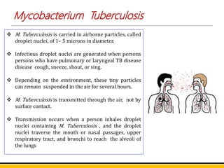 MYCOBACTERIUM TUBERCULOSIS | PPTX