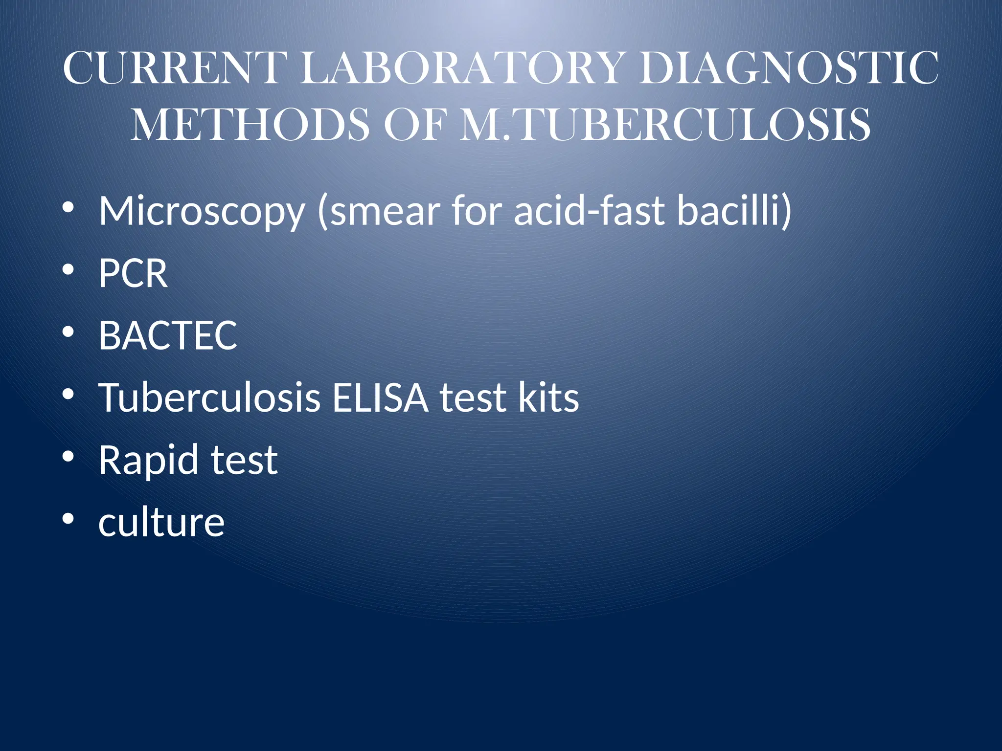 MYCOBACTERIUM TUBERCULOSIS overview slide share | PPTX