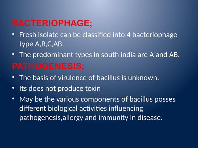 MYCOBACTERIUM TUBERCULOSIS overview slide share | PPT