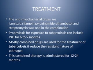 MYCOBACTERIUM TUBERCULOSIS overview slide share | PPTX