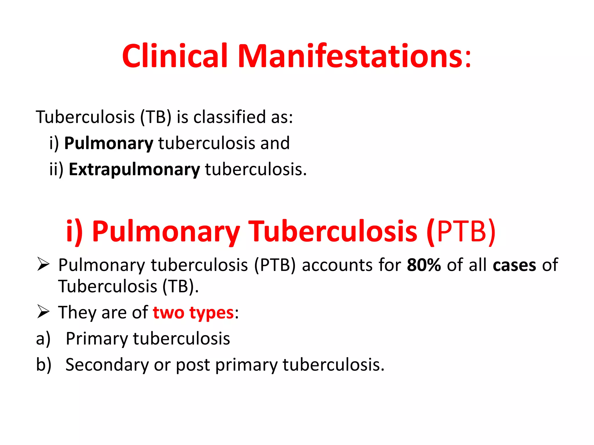 Clinical , diagnosis and prophylaxis part of Mycobacterium tuberculosis ...