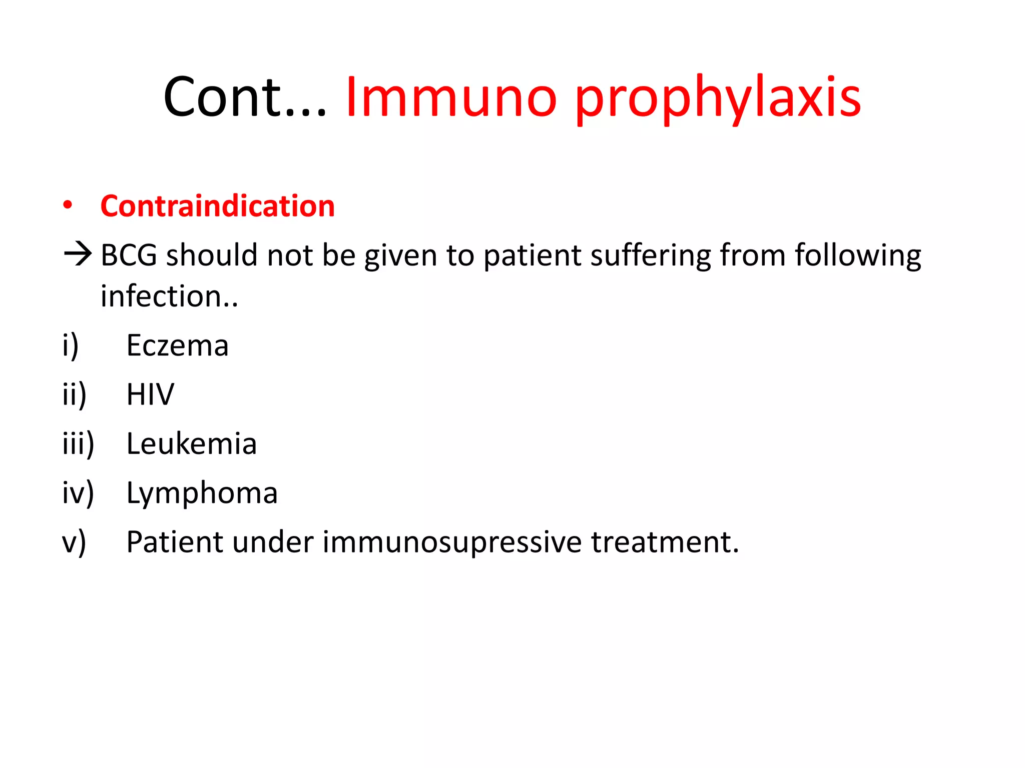 Clinical , diagnosis and prophylaxis part of Mycobacterium tuberculosis. | PPTX