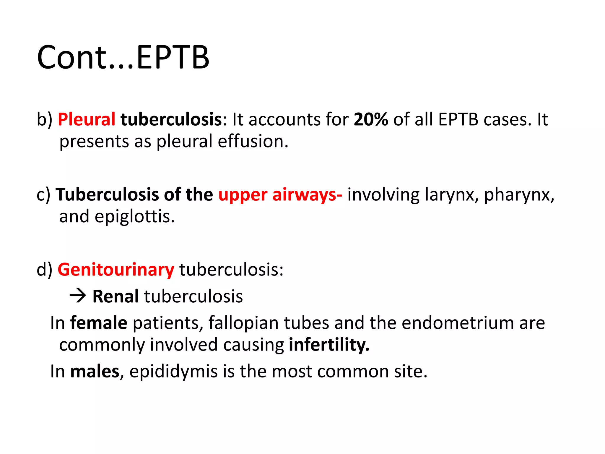Clinical , diagnosis and prophylaxis part of Mycobacterium tuberculosis ...