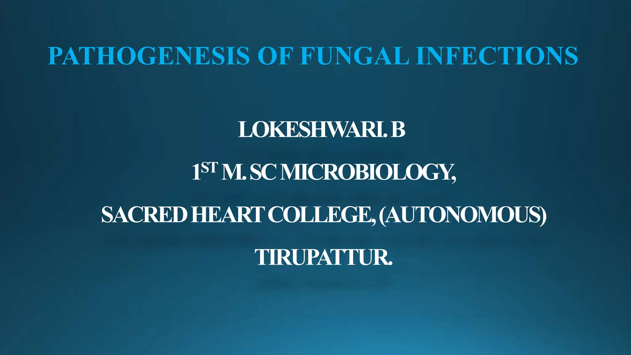 PATHOGENESIS OF FUNGI...PRIMARY & OPPRUNISTIC FUNGAL PATHOGENS | PPTX
