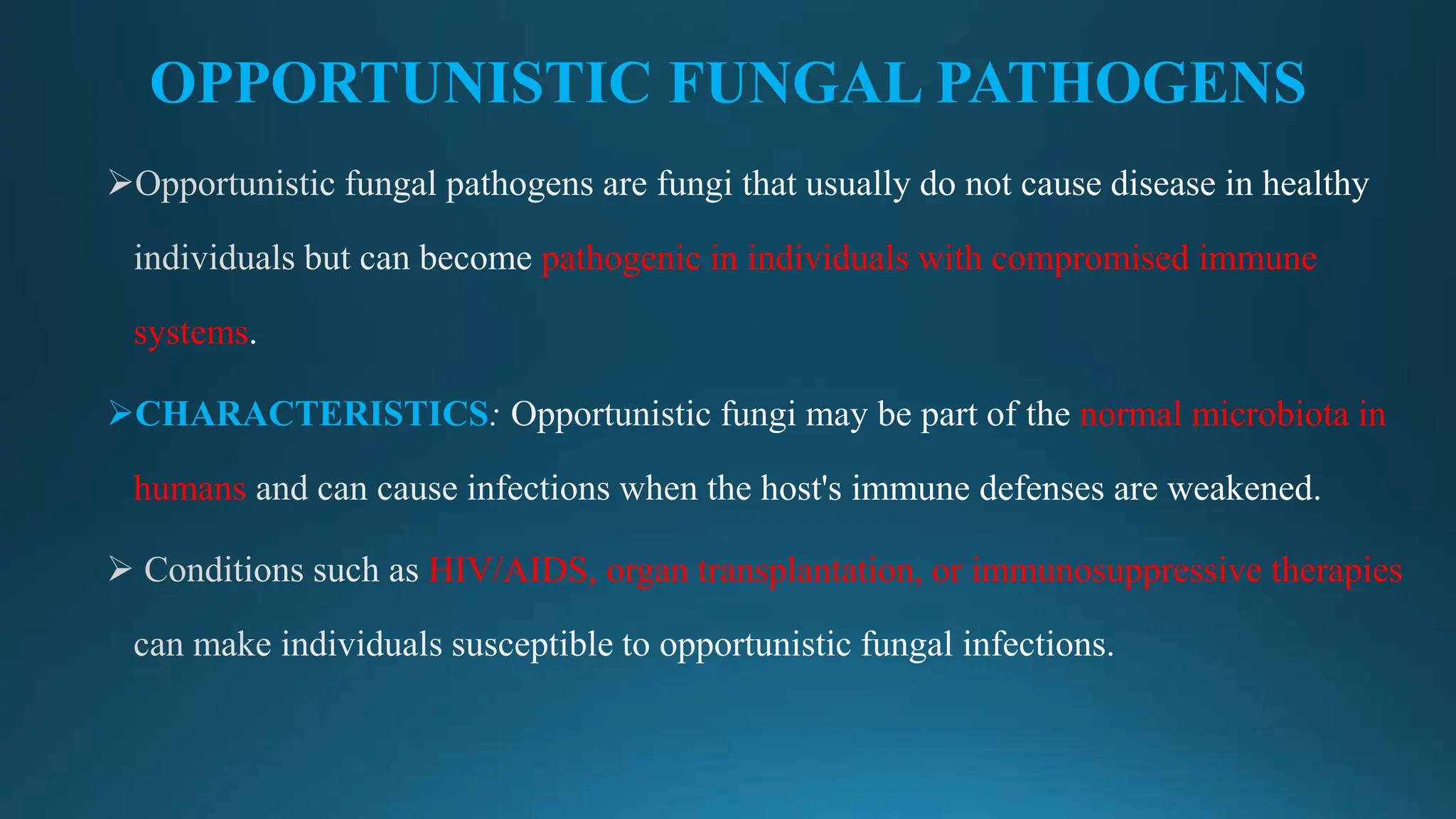 PATHOGENESIS OF FUNGI...PRIMARY & OPPRUNISTIC FUNGAL PATHOGENS | PPTX