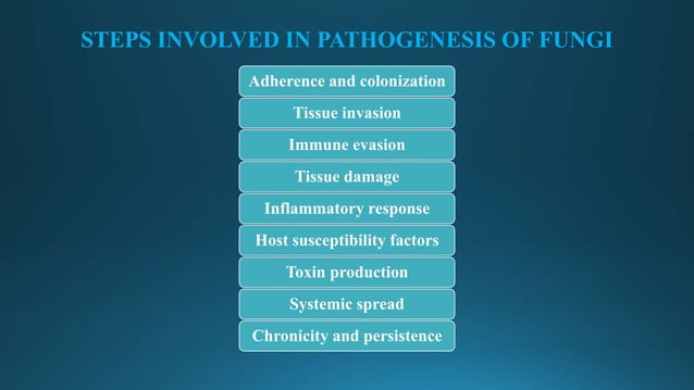 PATHOGENESIS OF FUNGI...PRIMARY & OPPRUNISTIC FUNGAL PATHOGENS | PPTX ...