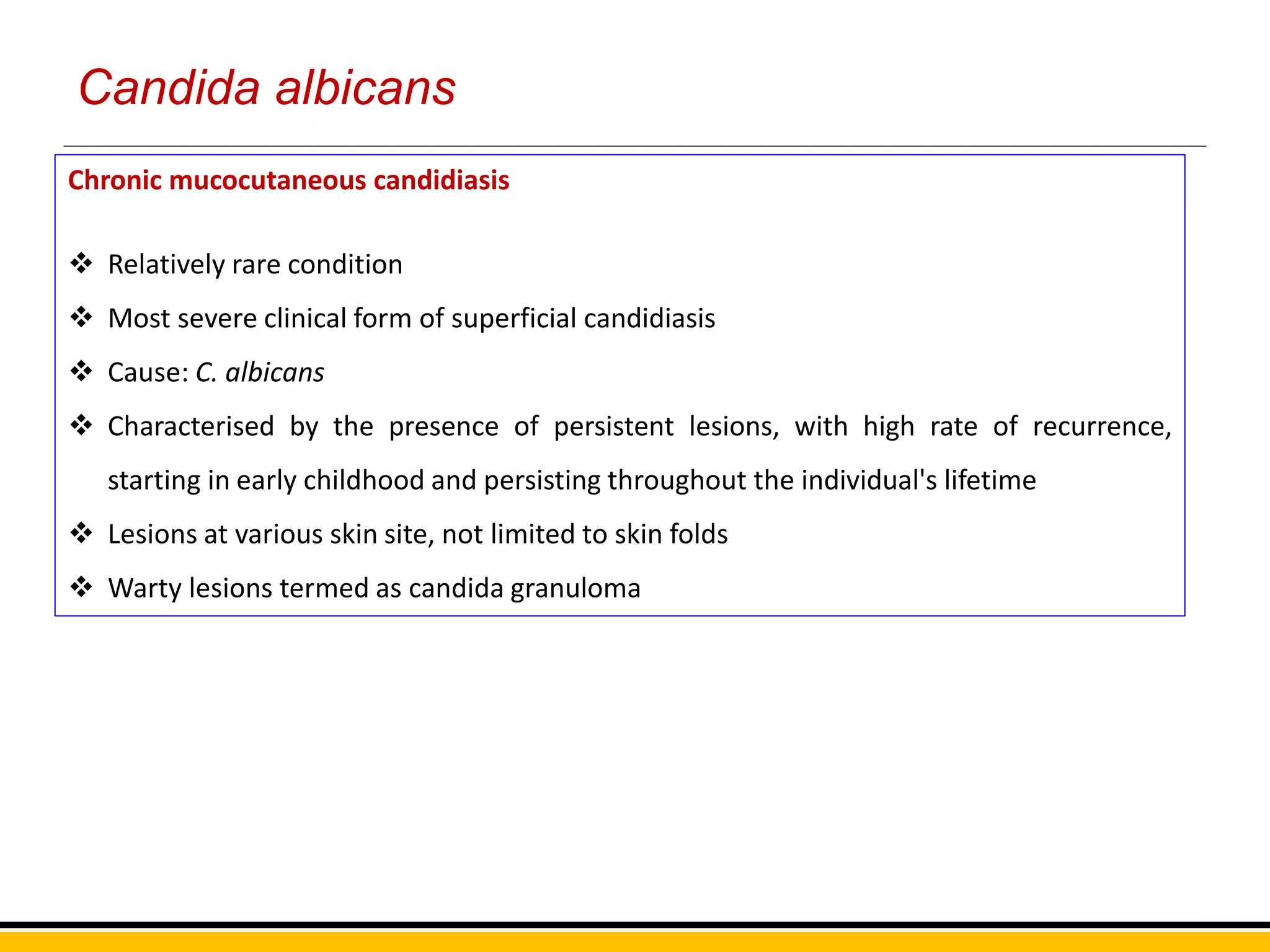 Candida albicans | PPTX