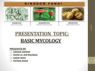 Mycology | PPTX | Skin and Dermatology | Diseases and Conditions