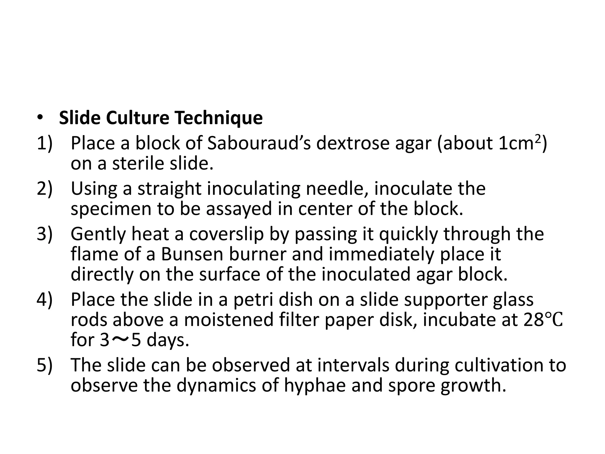 Mycology ppt ii laboratoy techniques for isolation and identification ...