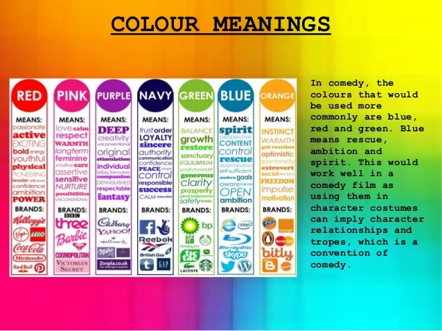 Colour connotations in my comedy short film