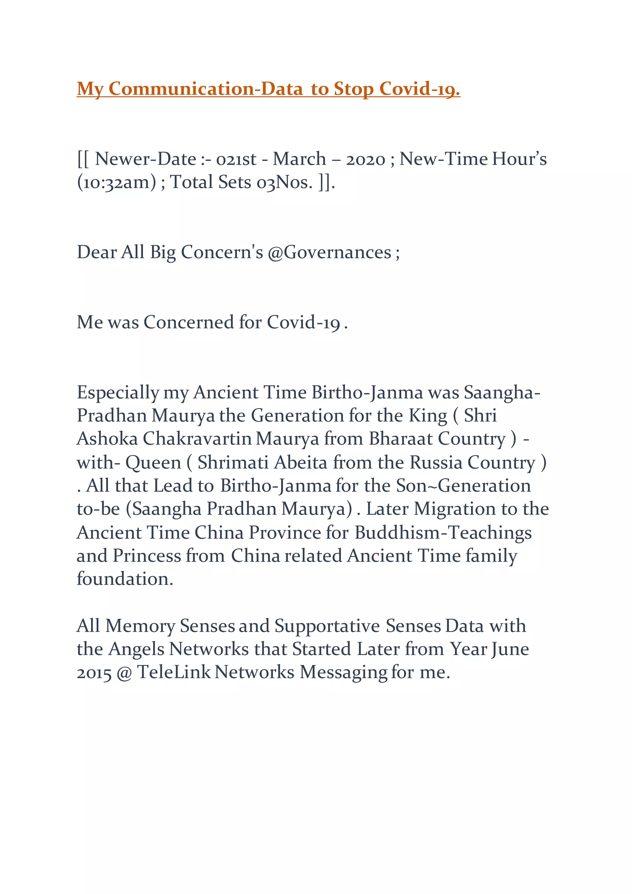 My communication data to stop covid-19. | DOCX