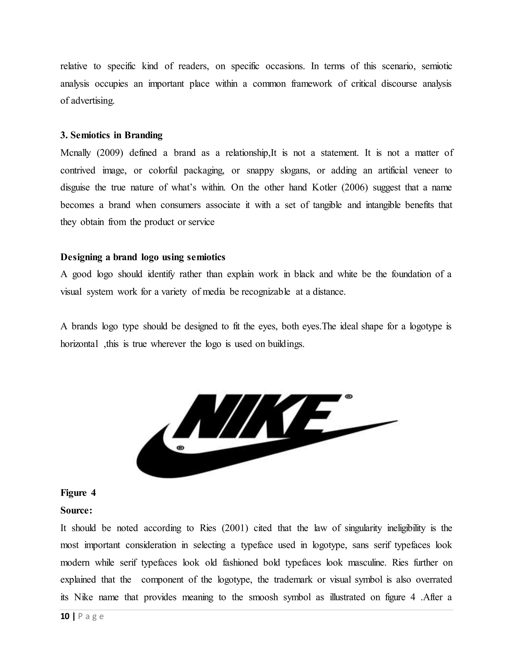 An analysis of semiotics in branding communication | DOCX