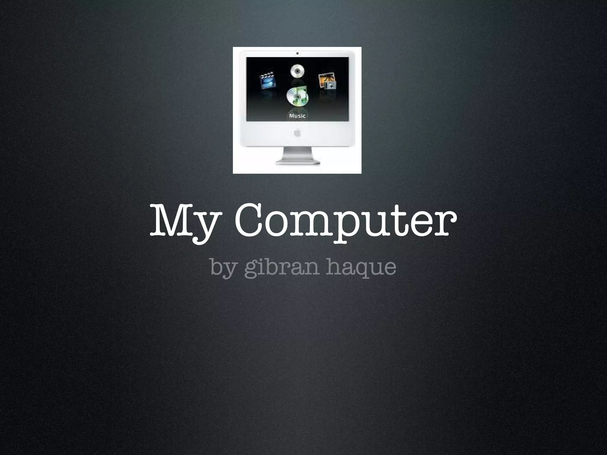 My Computer Powerpoint | PPT
