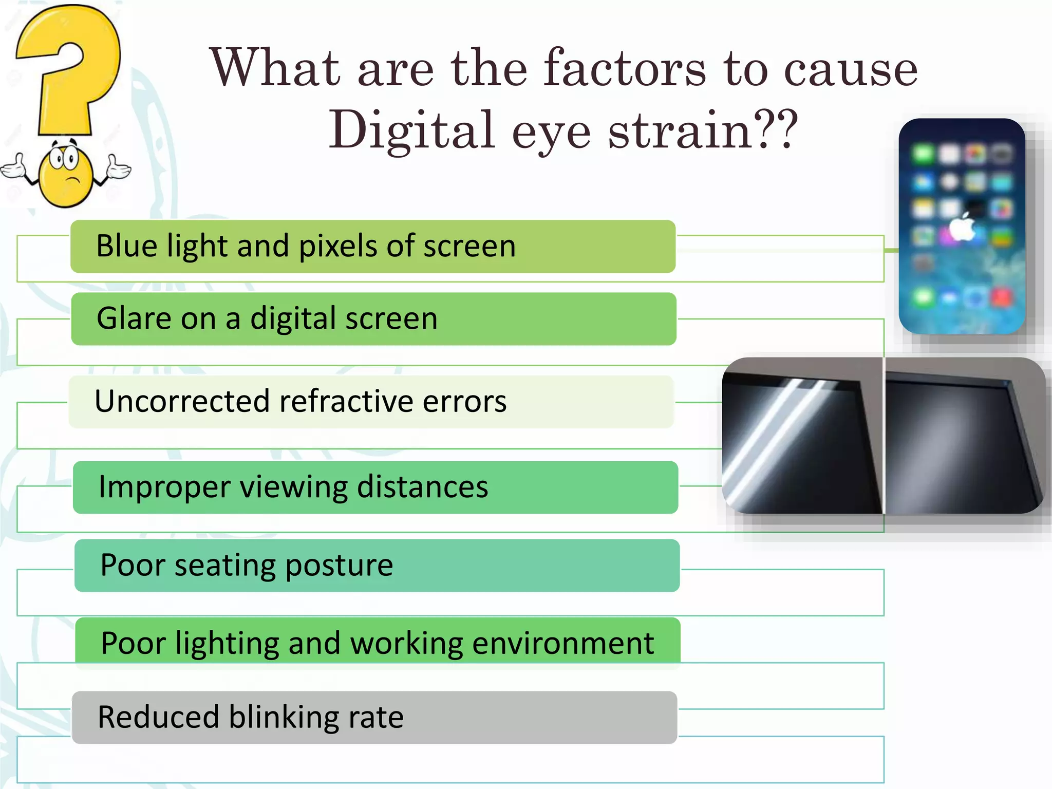 My computer vision syndrome | PPTX | Eye and Vision Conditions ...