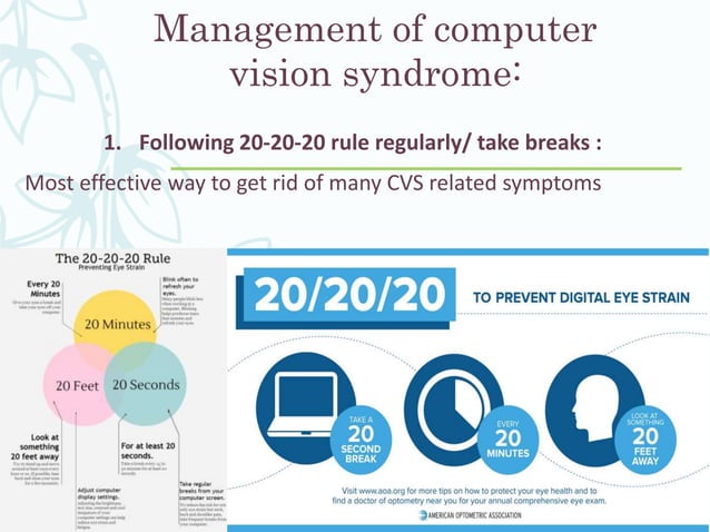 My computer vision syndrome | PPT