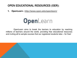 Learning online resources | PPT