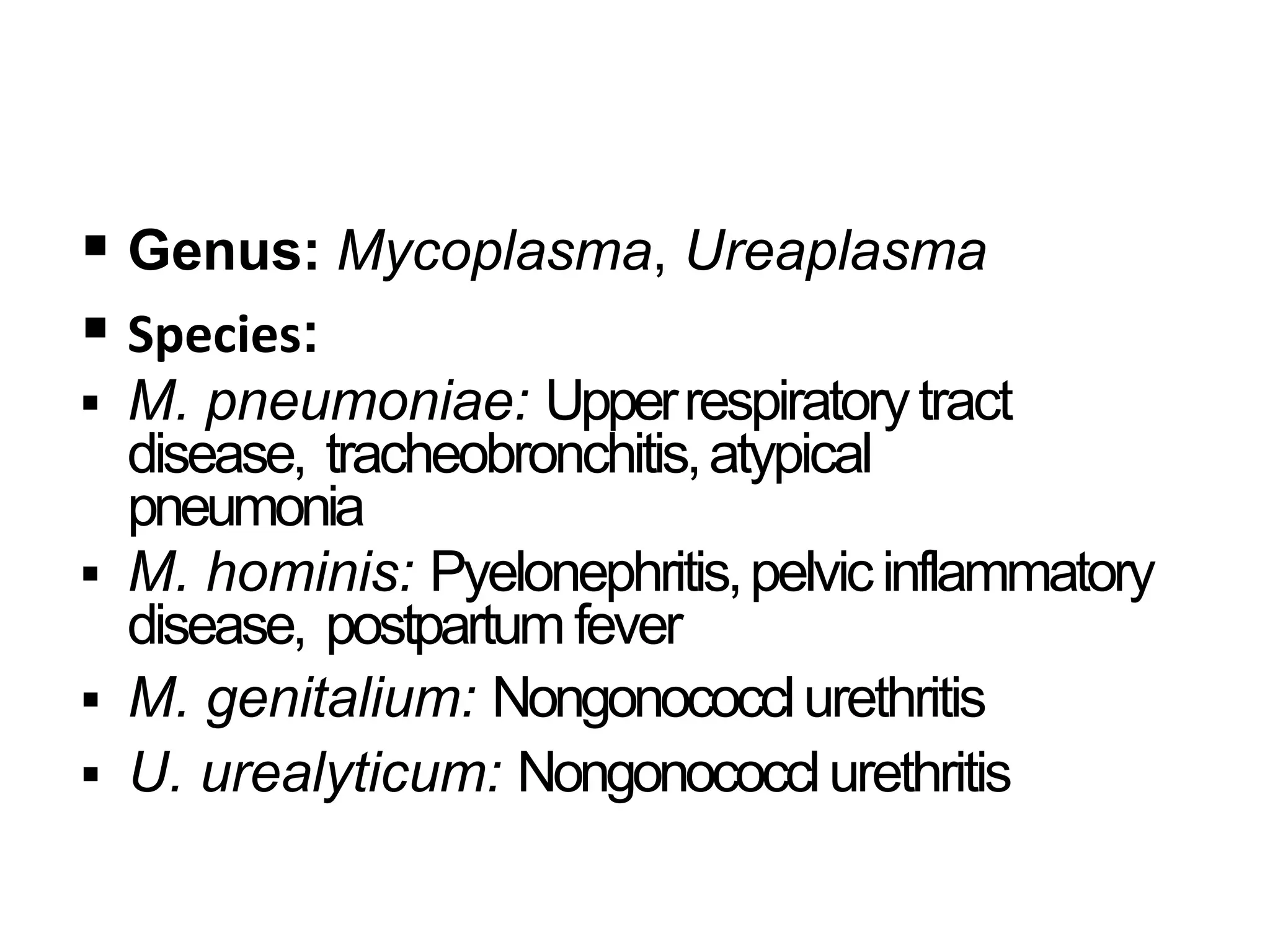 MYCOPLASMA PNEUMONIA INFECTION IN HUMANS | PPTX