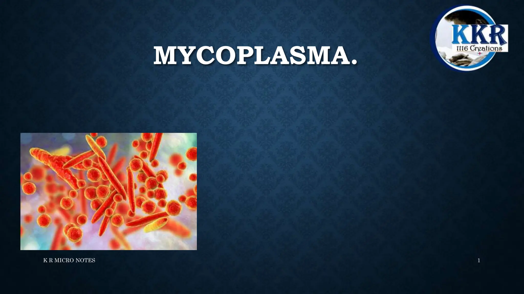 Mycoplasma Mycoplasma pneumoniae K R.pptx