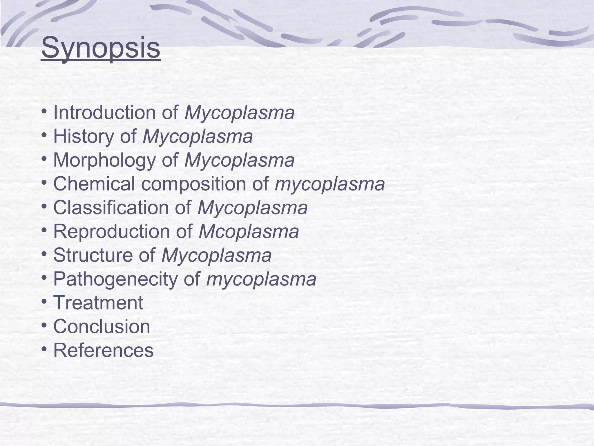 Mycoplasma | PPT