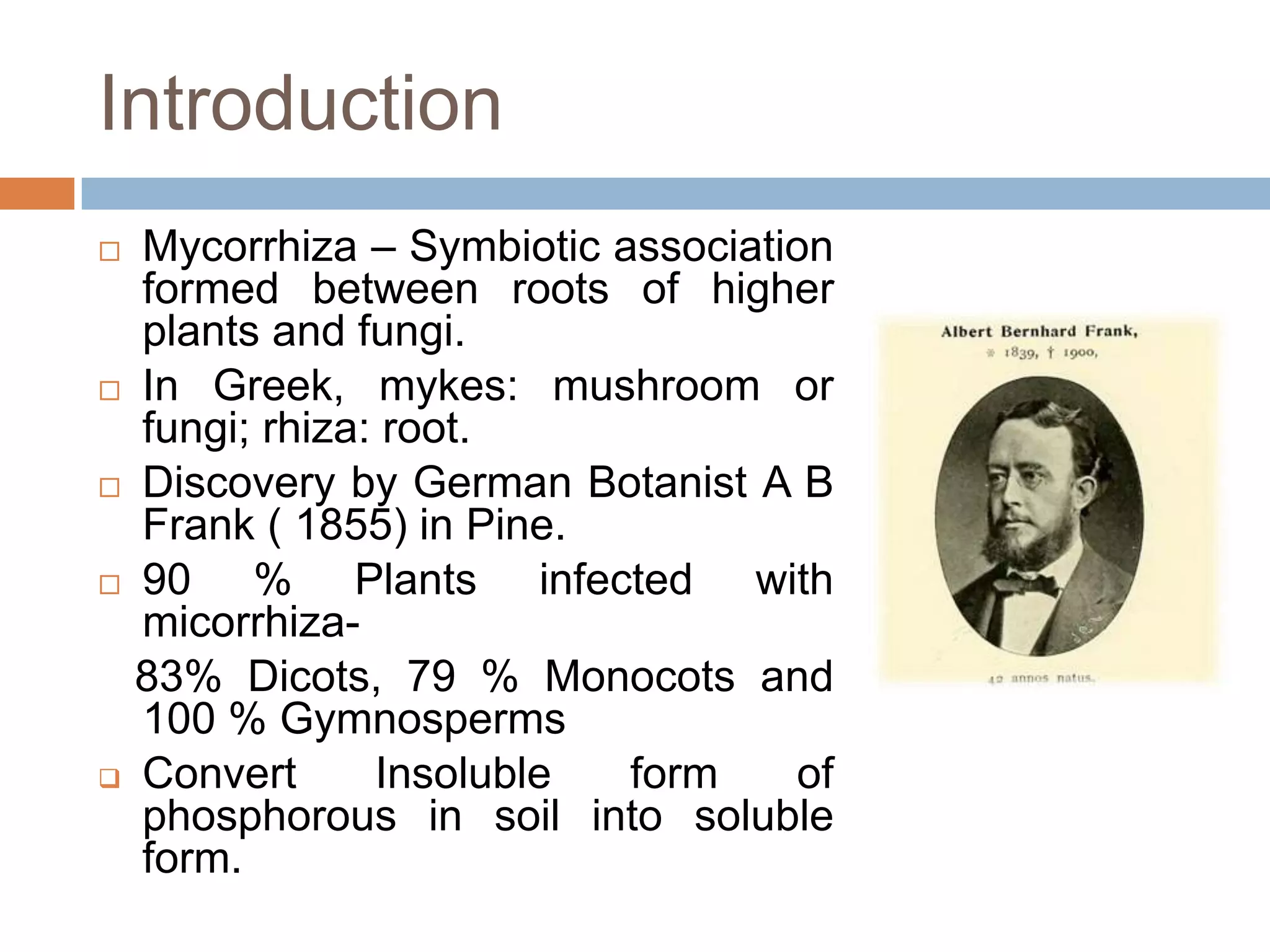 Mycorrhiza and its types | PPTX