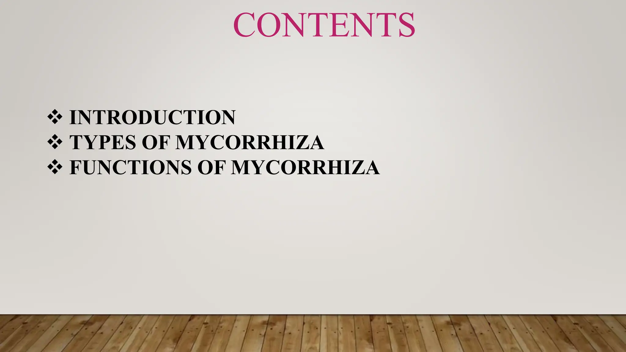 MYCORRHIZA - the symbiotic association of fungus and plants ,types and ...