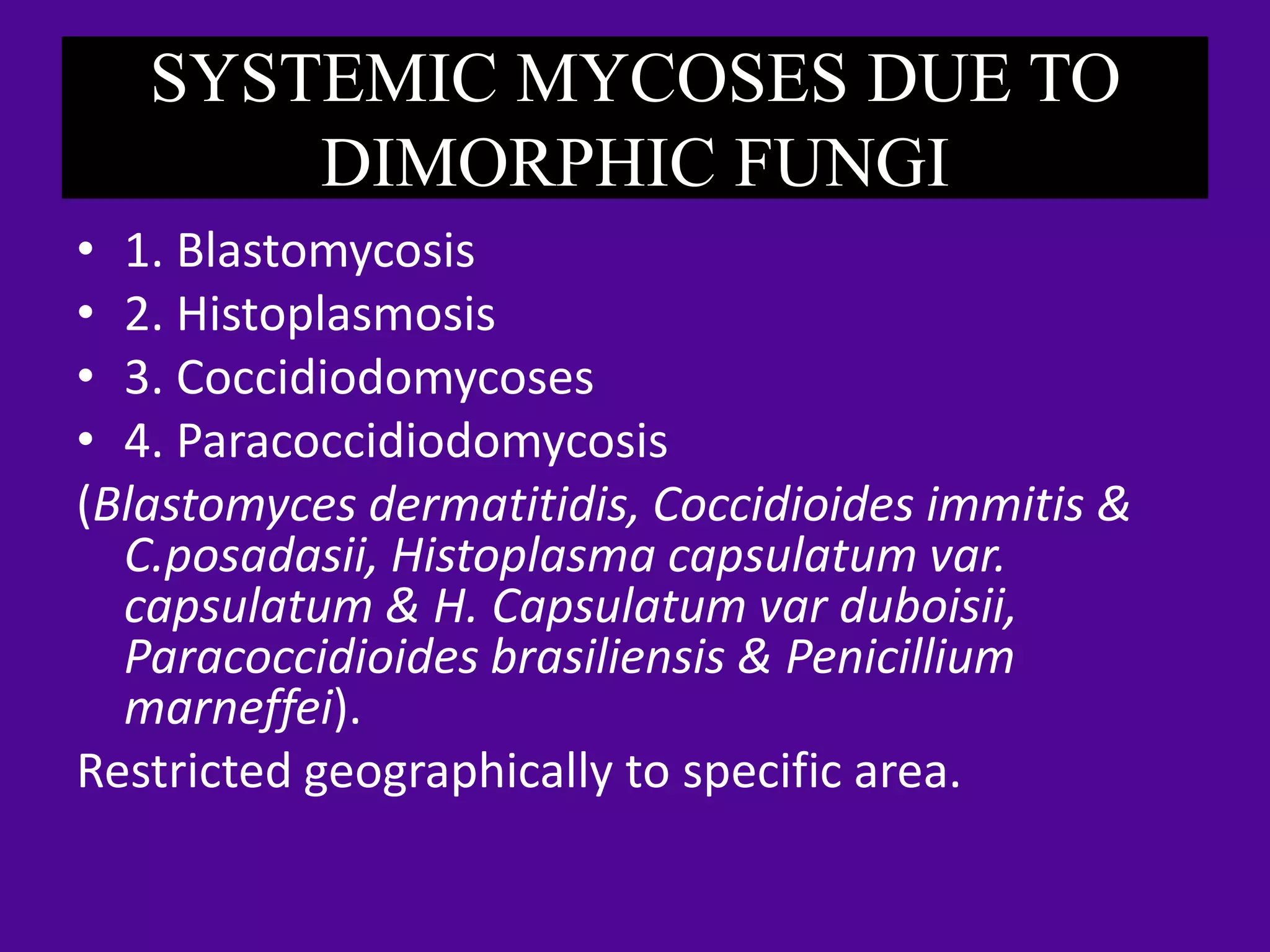 Mycoses | PPTX