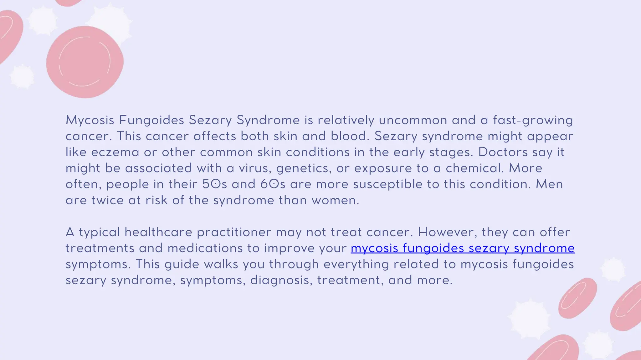 What Is Mycosis Fungoides Sezary Syndrome? | PPTX