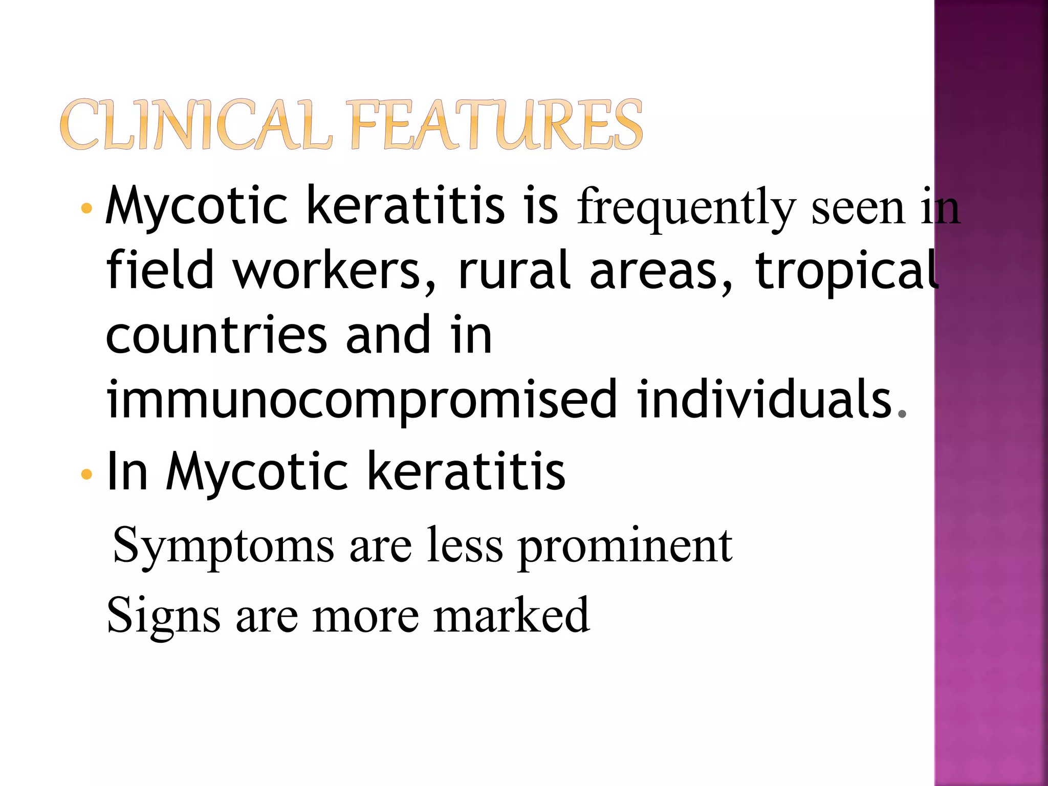 Mycotic keratitis | PPTX