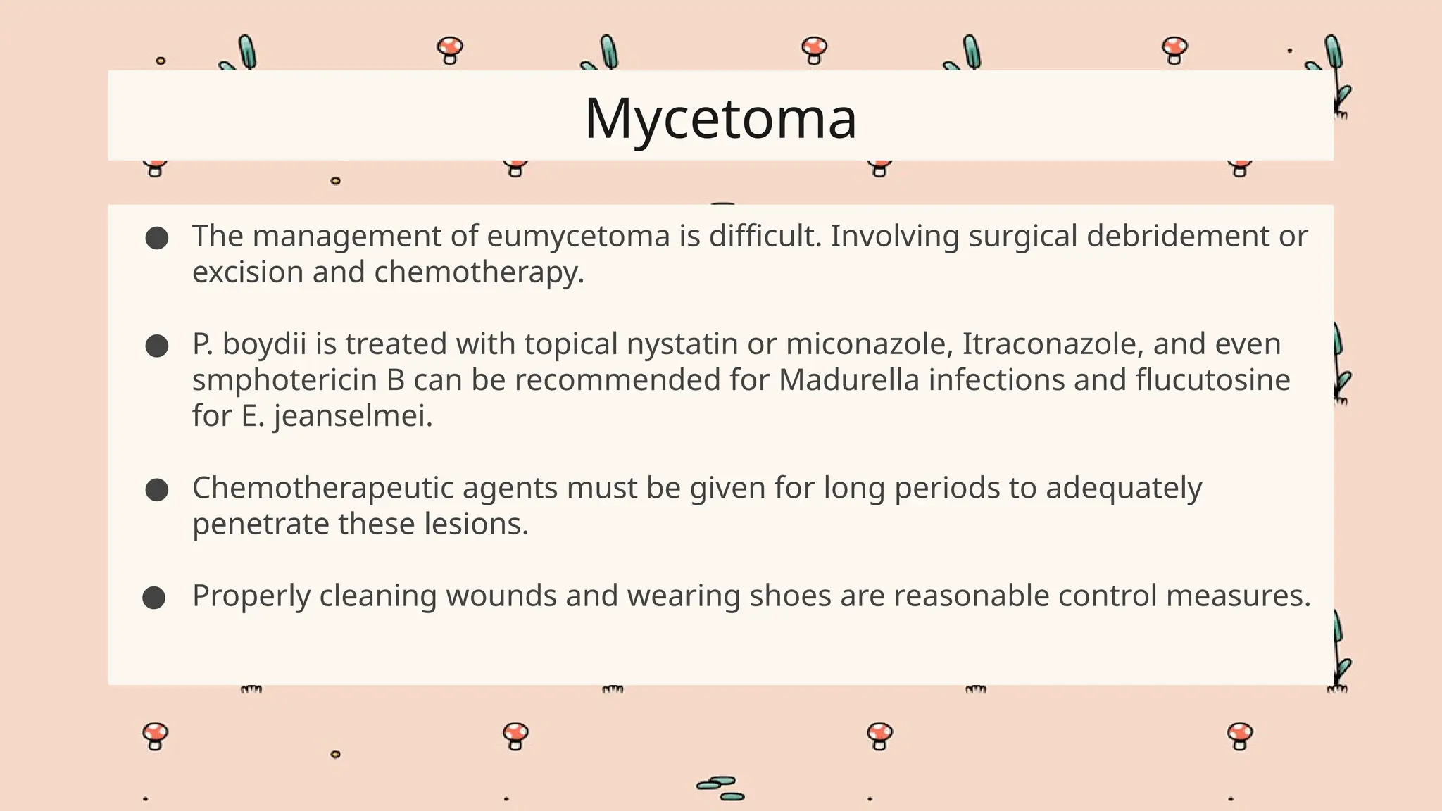 Mycotic Diseases Microbiology Powerpoint | PPTX