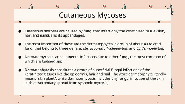 Mycotic Diseases Microbiology Powerpoint | PPT