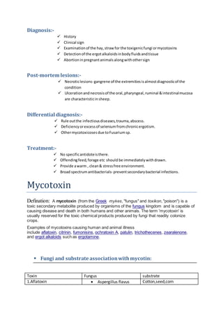Mycotoxin | DOCX