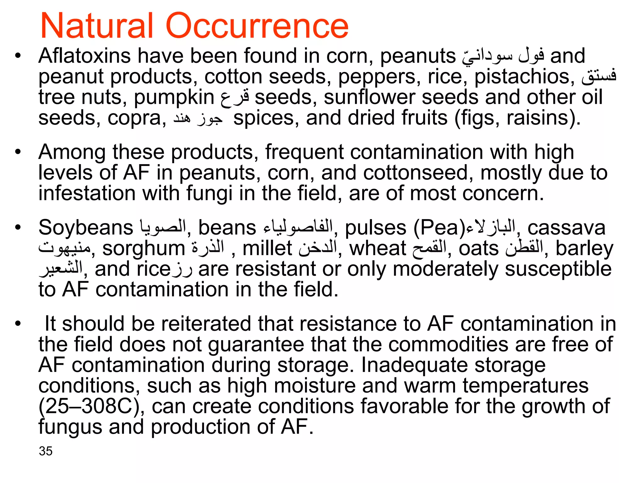 Mycotoxin, aflatoxin, | PPT