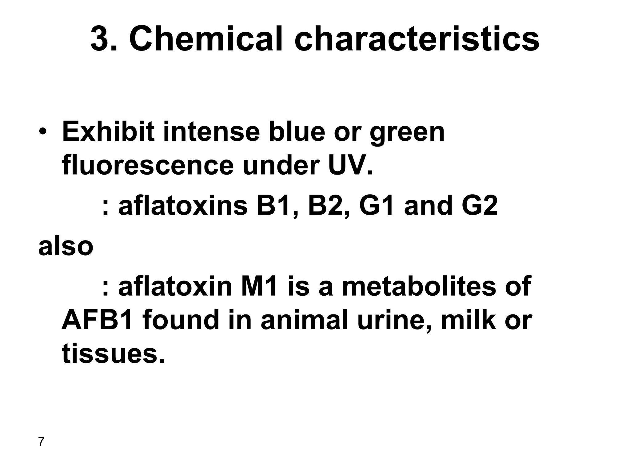 Mycotoxin, aflatoxin, | PPT