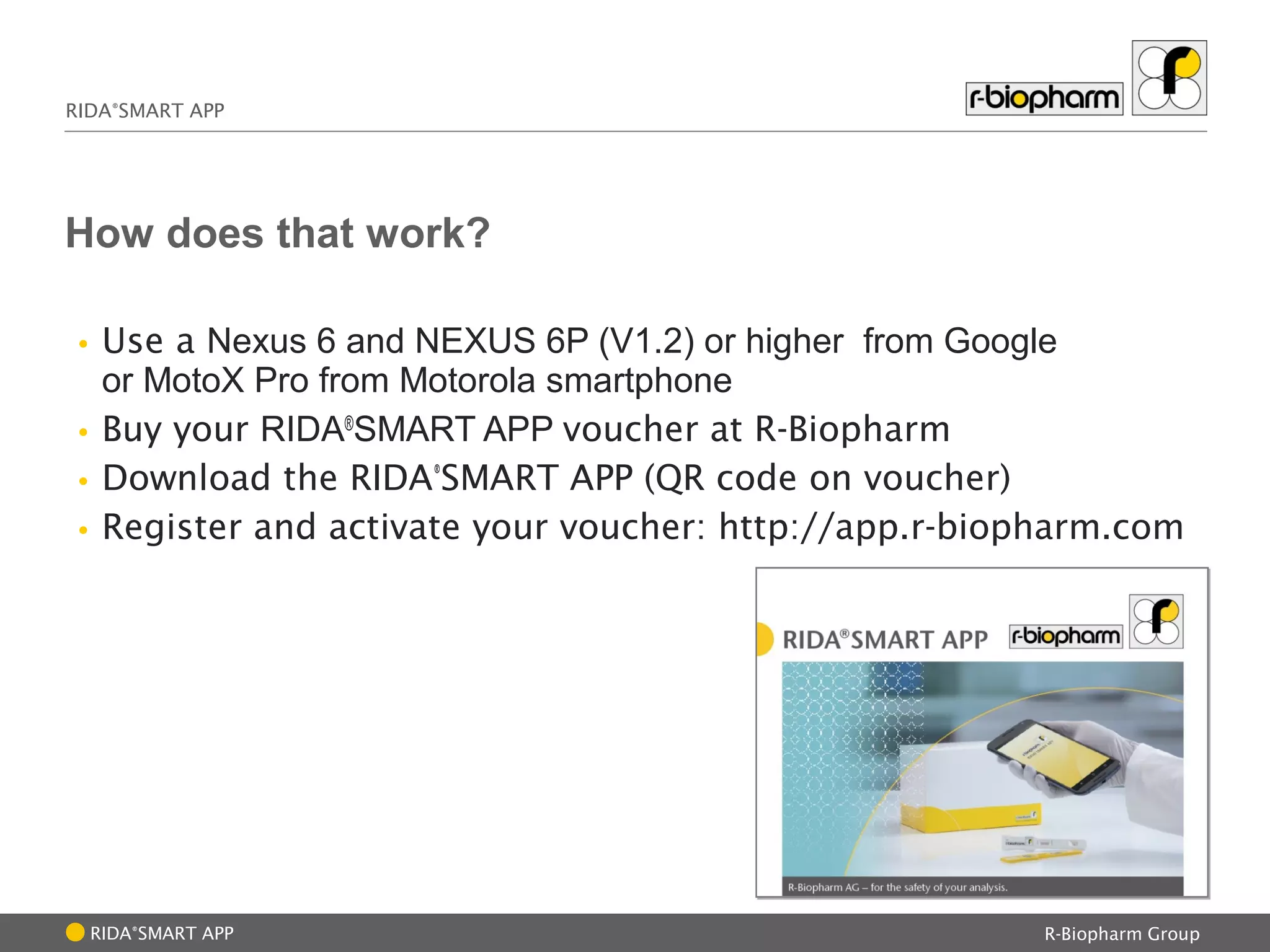 Mycotoxin Analysis in your hand – RIDA®SMART APP | PPT