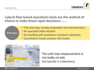 Mycotoxin Analysis in your hand – RIDA®SMART APP | PPT