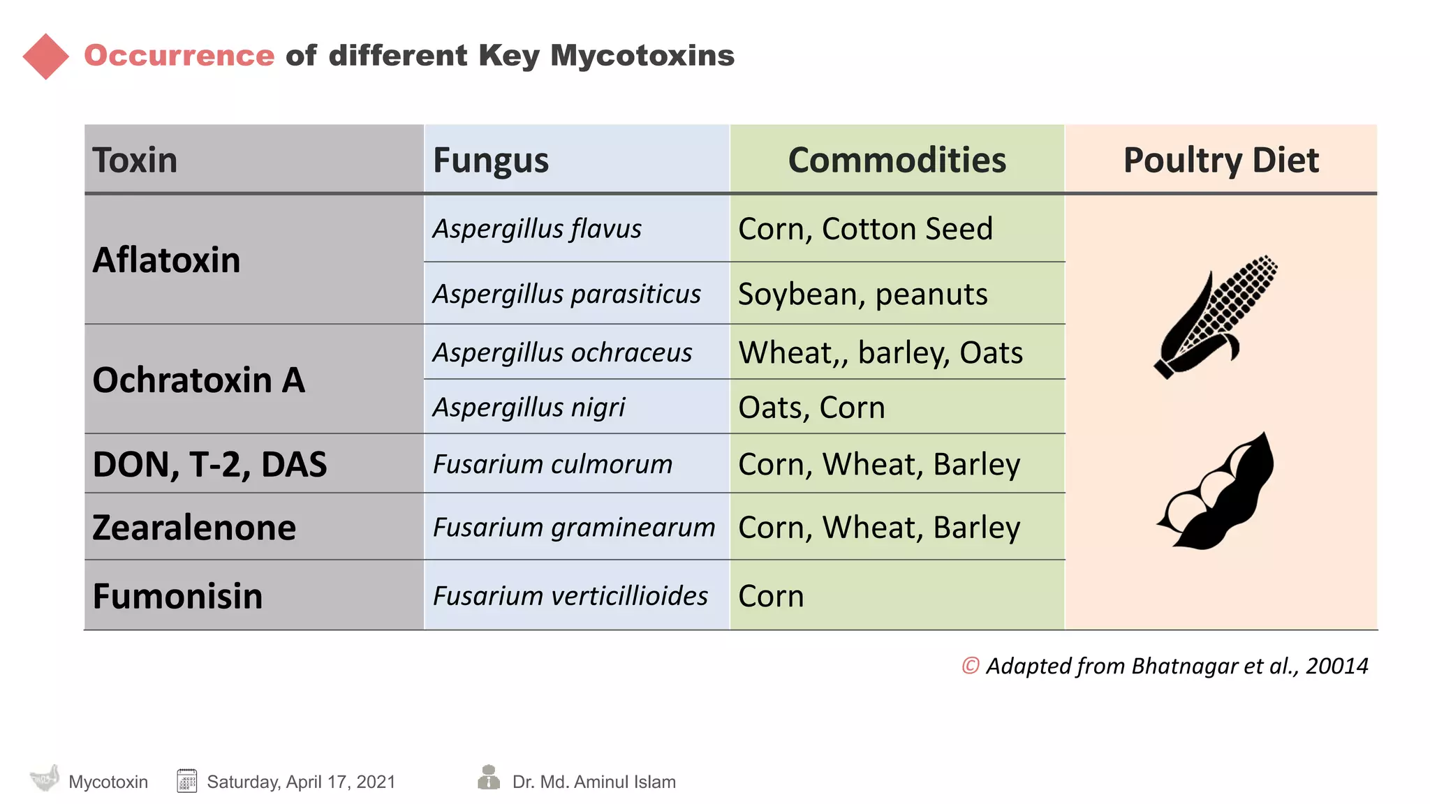 Mycotoxin, a hidden threat for poultry, need to be tactful in ...
