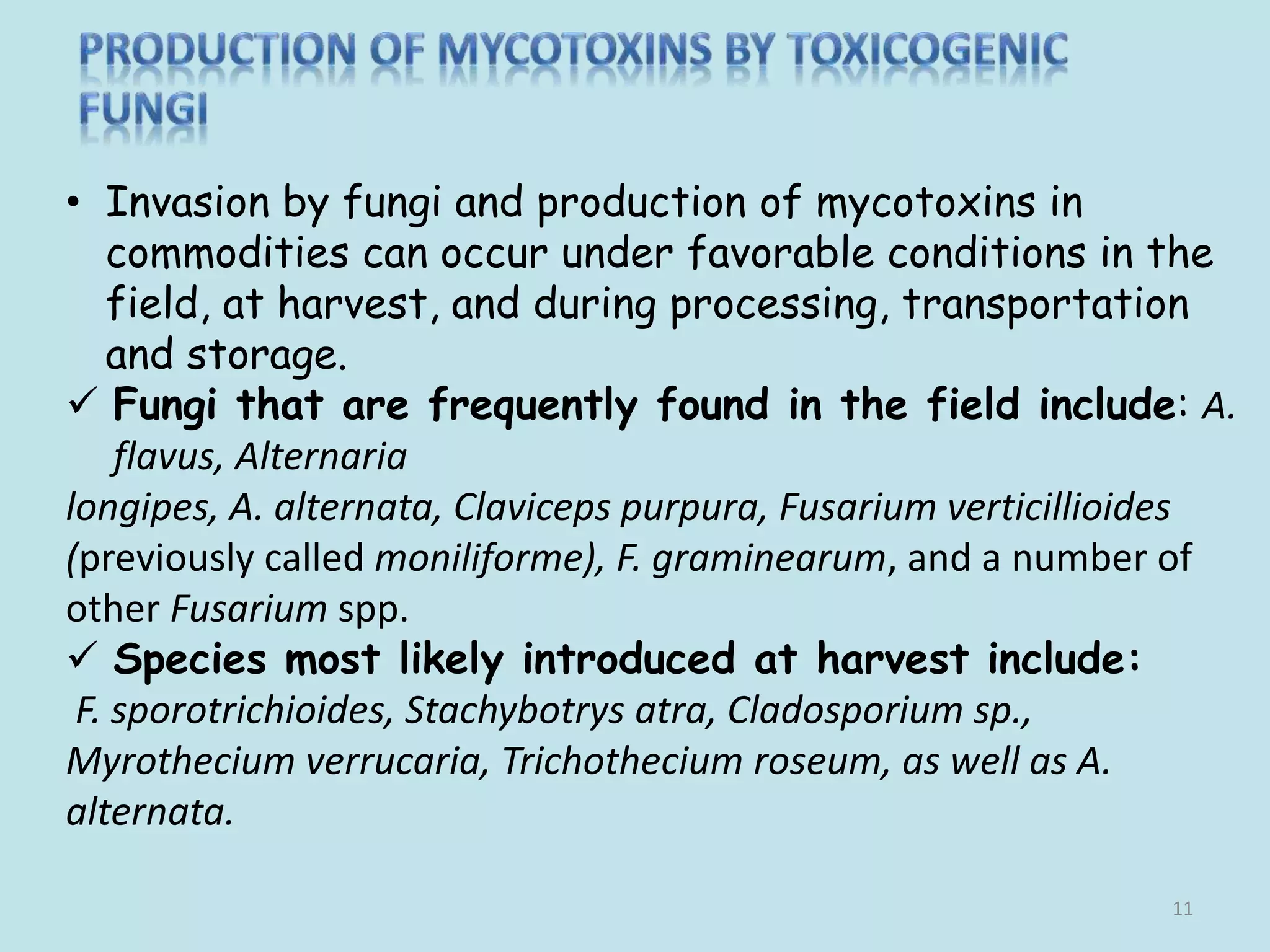 Mycotoxine | PPTX