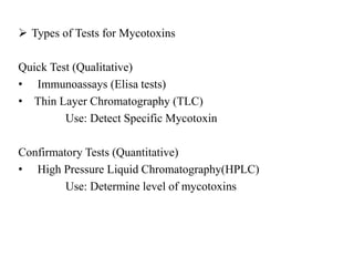 Mycotoxin effect on seed quality | PPTX
