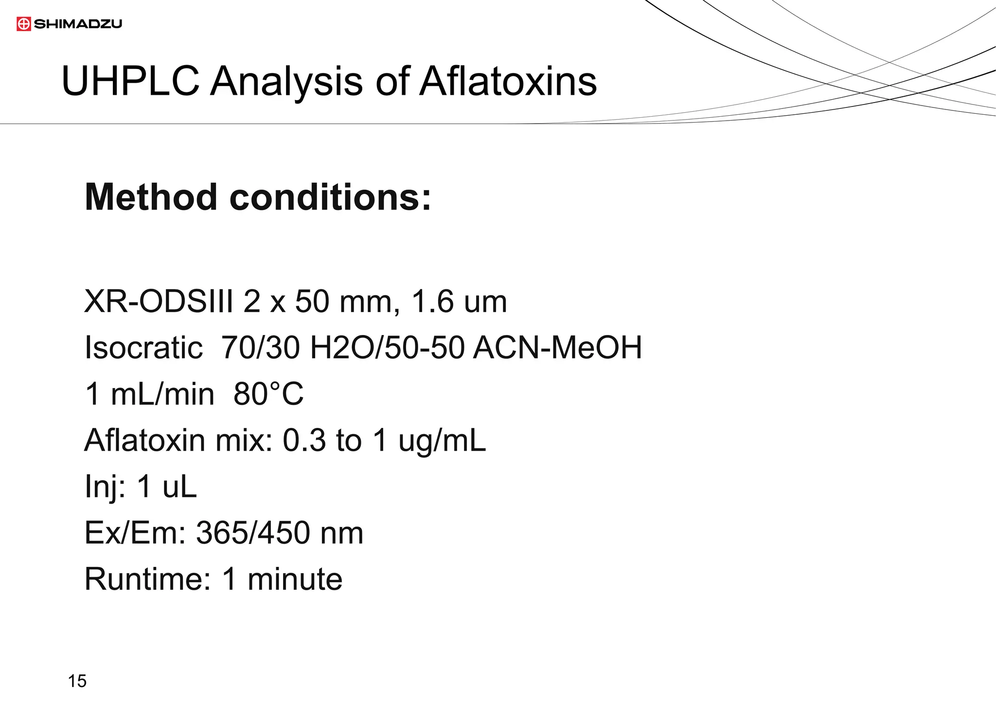 High-Speed Analysis of Mycotoxins with UHPLC | PPT
