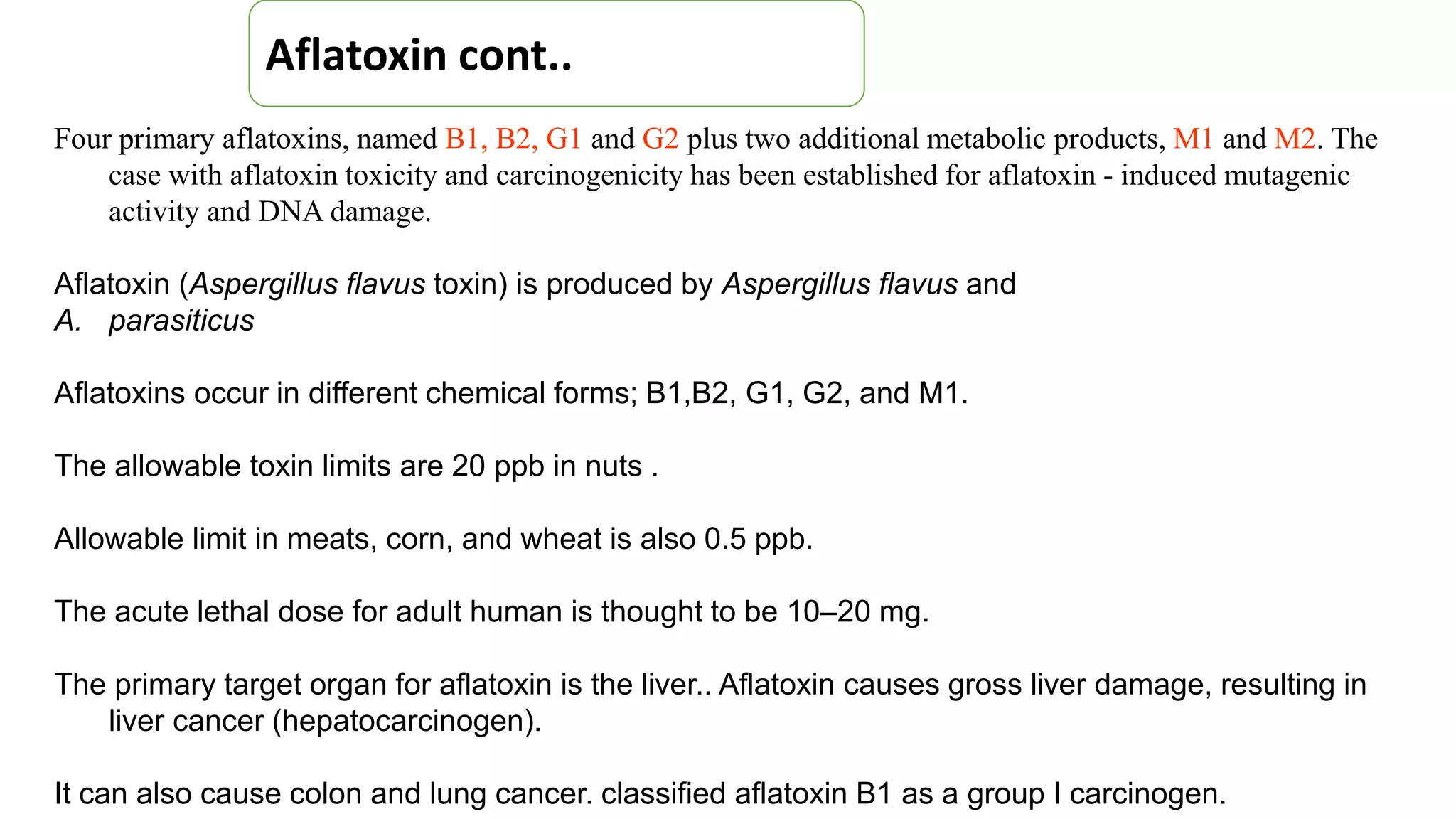 Mycotoxins | PPTX